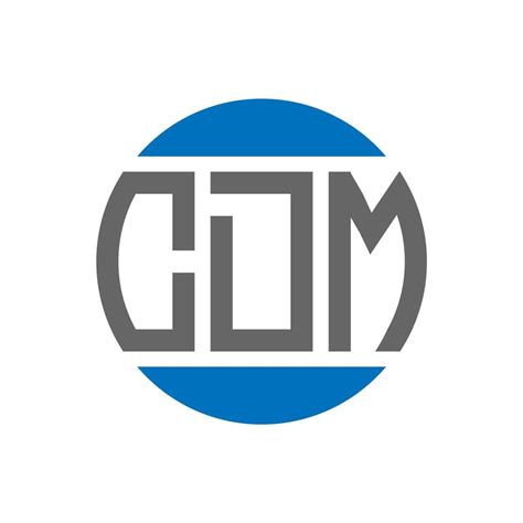 Cdm Letter Logo Design On White Background Cdm Creative Initials Circle Logo Concept Cdm