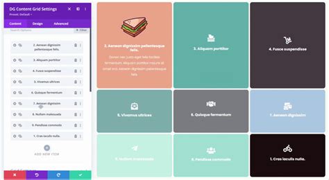 Content Grid Module Divigrid
