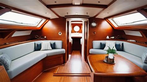 Sailboat Interior Premium Ai Generated Image
