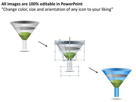 Funnel Diagram For Process Flow Presentation Graphics Presentation PowerPoint Example