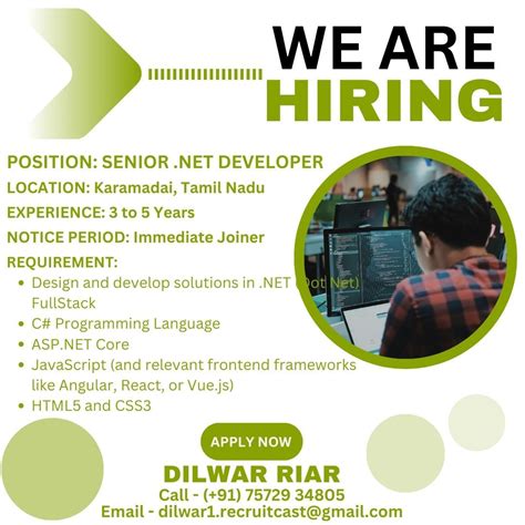 Dilwar Riar On Linkedin Wearehiring Hiring Joinourteam Applynow