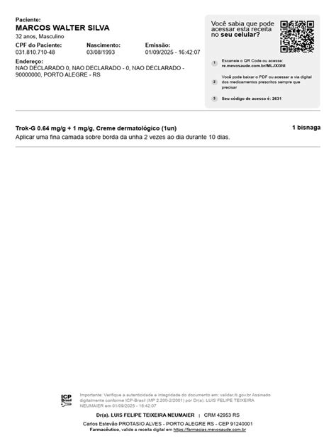 Receita Trok G Creme Dermatológico Pdf