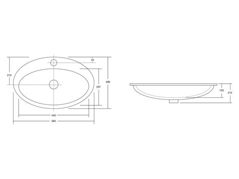 Base Vanity Basin With Overflow Taphole X Mm White From Reece