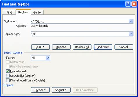 Microsoft Word Find And Replace Wildcards Lasopahiphop