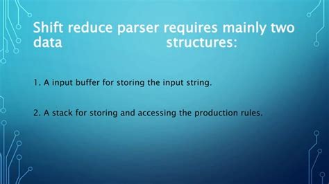 Shift Reduce Parser Pptx