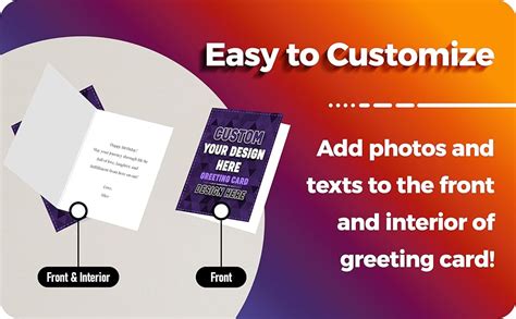 Custom Print Your Greeting Cards Design Or Upload Your