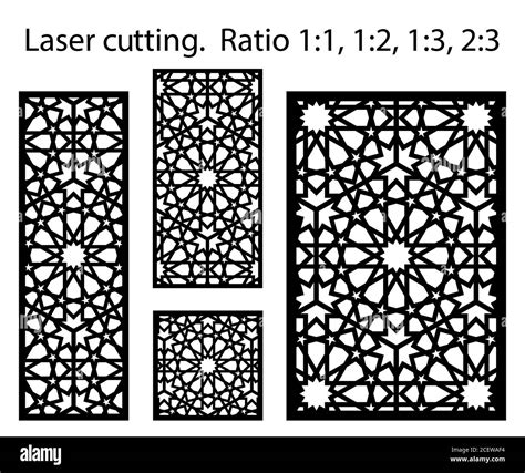 Morocco Laser Cutting Vector Panel Template Cnc Decor Pattern Jali