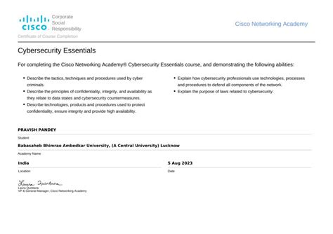 Pravish Pandey On Linkedin Cybersecurity Cisconetworkingacademy Continuouslearning