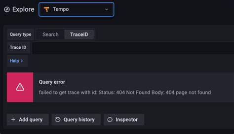 Tempo 404 When Switching To Datasource · Issue 39643 · Grafana