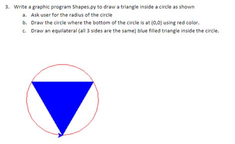 Solved Write A Graphic Program Shapes Py To Draw A Chegg