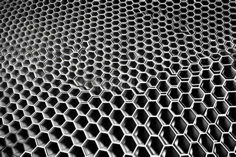 Premium Ai Image Continuous Onecolor Hexagonal Design