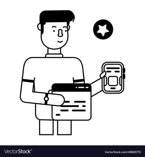 Responsive Coding Royalty Free Vector Image Vectorstock