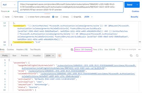microsoft entra id rest api for eligible role assignment with