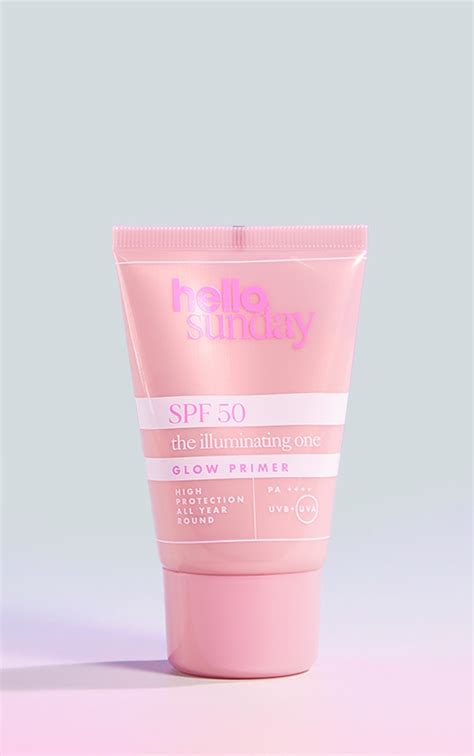 Hello Sunday The Illuminating One Glow Face Primer Spf50 50ml Beauty Plt Aus