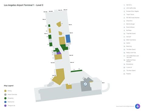 Los Angeles Airport Lax Maps