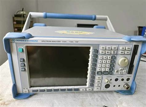 Rohde Schwarz Rands Fsp3 High Performance Spectrum Analyzer 9khz To 3ghz