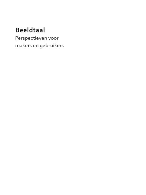 Beeldtaal Boek Jaar 1 Vormgeving Pdf
