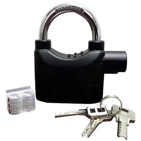 Anti Theft Alarm Lock Motion Sensor Lock Security Waterproof Padlock