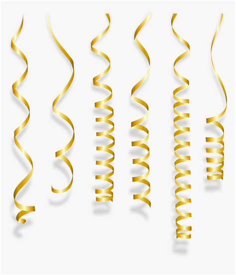 Gold Streamerss 3777793 Clipart Library