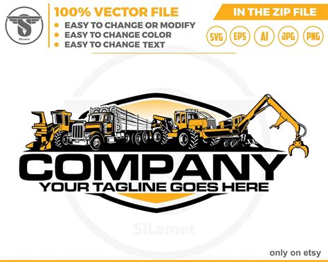 Logging Equipment Logo Heavy Logging Equipment Logo Logging