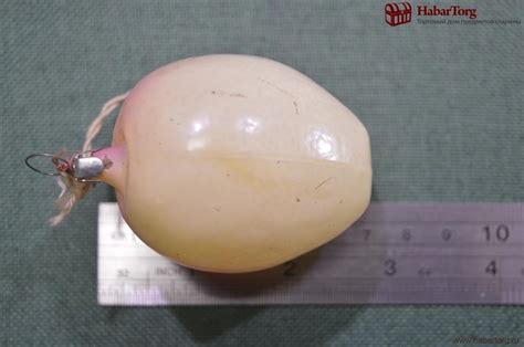 Купить Игрушка елочная стеклянная Персик фрукт Стекло подвес 4 СССР цены фото описание