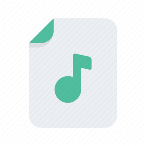 Audio Document File Files Format Music Icon Download On Iconfinder