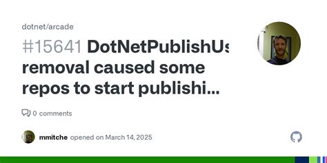 DotNetPublishUsingPipelines Removal Caused Some Repos To Start Publishing Ci Packages Issue