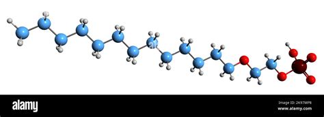 3d Image Of Trideceth 6 Phosphate Skeletal Formula Molecular Chemical Structure Of Emulsifying