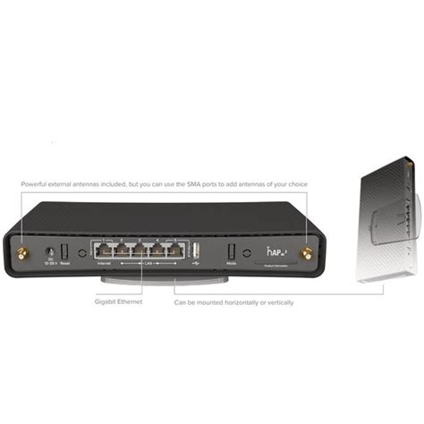 Mikrotik Rbd53ig 5hacd2hnd Hap Ac³ 5 Port Gigabit Ethernet Router Wifi Dual Concurrent 2 4ghz