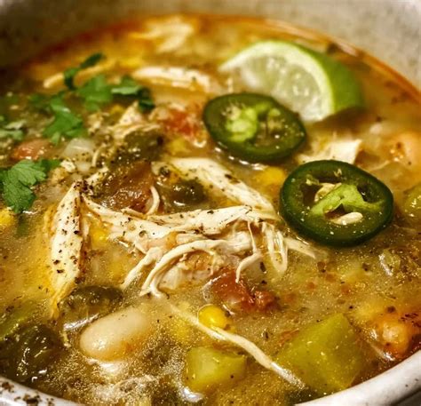 Green Chicken Chili Soup