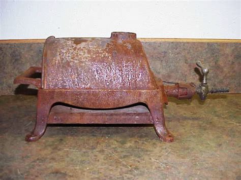 1891 Gas Soldering Iron Furnace Cast Iron Heater Estate Stove Co No