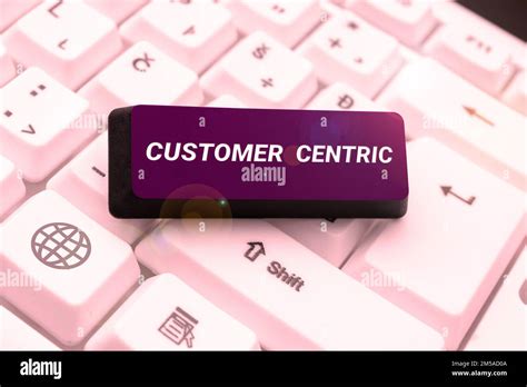 Handwriting Text Customer Centric Concept Meaning Process Of Looking After Customers To Ensure