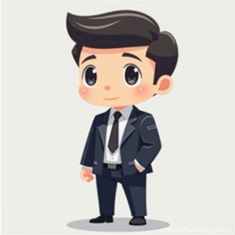 Mannlig Chibi Kroppsbase Character Of Male Chibi Kawaii Street