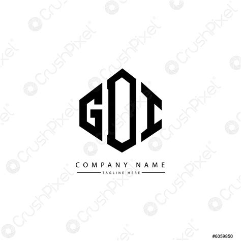 Gdi Letter Logo Design With Polygon Shape Gdi Polygon And Stock Vector 6059850 Crushpixel