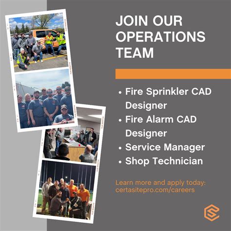 Certasite On Linkedin Hiring Nowhiring Joinus Operations Ops Technician Firesafety