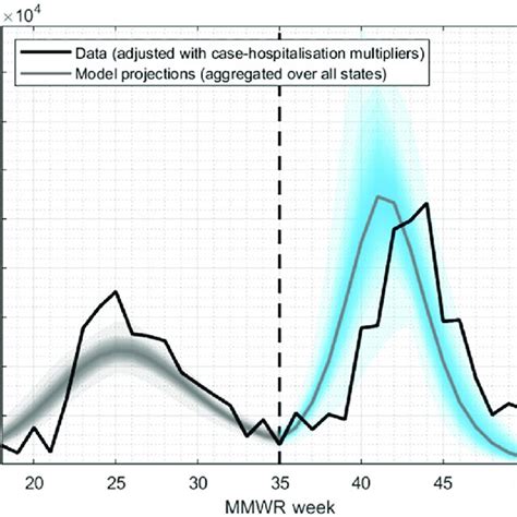 illustration of the modelling approach and of model projections in