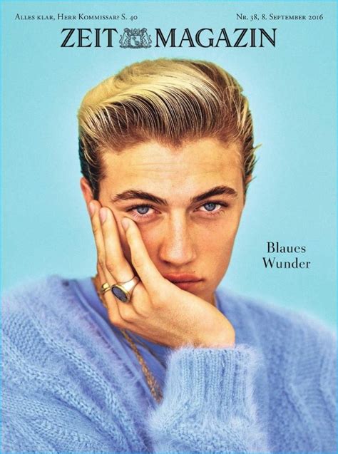 Lucky Blue Smith Covers Zeit Magazine Rocks Fall Fashions The
