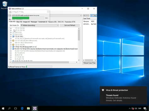 Antivirus Scanning Of A Pcap File