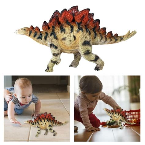Figura De Dinosaurio De Plástico Stegosaurus Para Juguetes Regalos