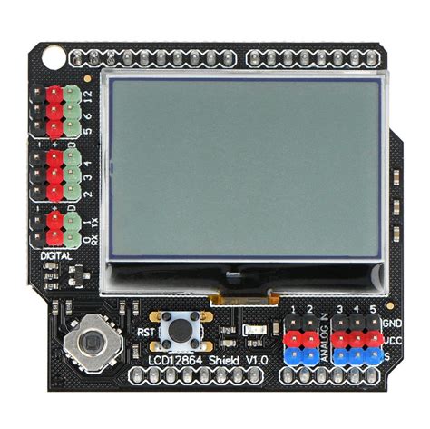 Dfrobot Lcd12864 Shield For Arduino Botland Robotic Shop