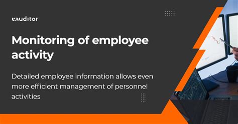 Monitoring Of Employee Activity EAuditor WEB AI