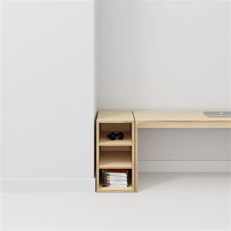 Custom Plywood Storage With Shelves