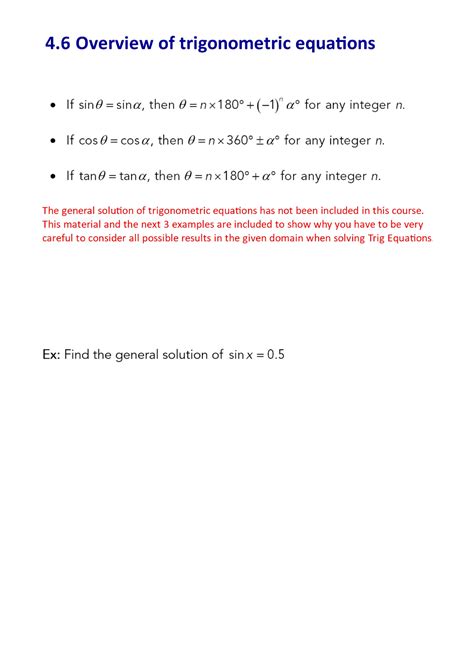 Angles And Trig Studocu