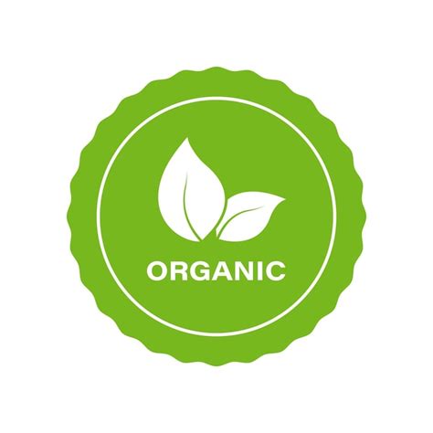 Premium Vector Bio Healthy Eco Food Sign 100 Percent Organic Green