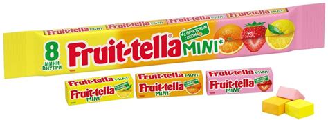 Жевательные конфеты Fruittella Mini с фруктовым соком 88г купить с доставкой по выгодным ценам