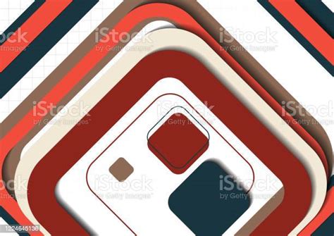 기하학적 인 다채로운 둥근 사각형입니다 기업 디자인에 대한 현대적인 추상적 인 배경 벡터 0명에 대한 스톡 벡터 아트 및 기타 이미지 Istock