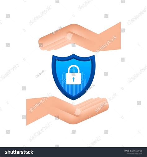 Cyber Security Vector Logo Shield Check Stock Vector Royalty Free