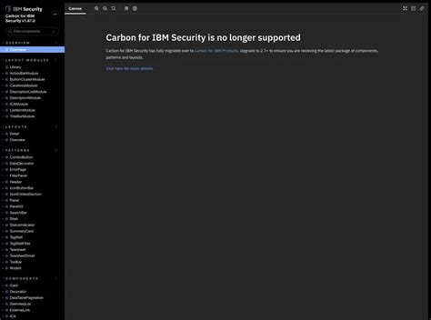 Ibm Security By Carbon Design System A React Template Built At Lightspeed