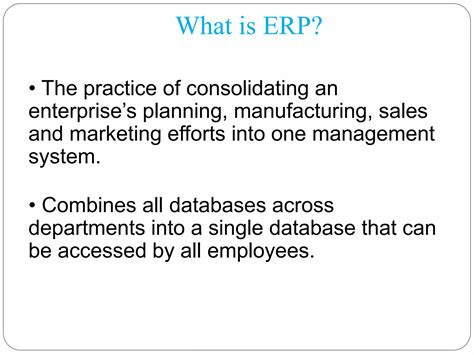 Erp Ppt PPTX