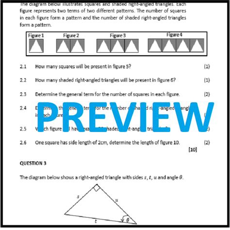 2022 Term 2 Grade 10 Mathematics Assignment And Control Test